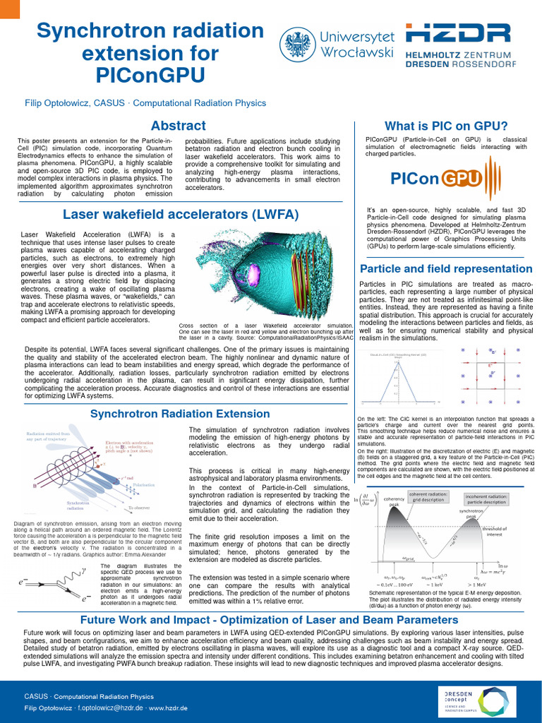 Poster | Download Free PDF | Electron | Particle Accelerator