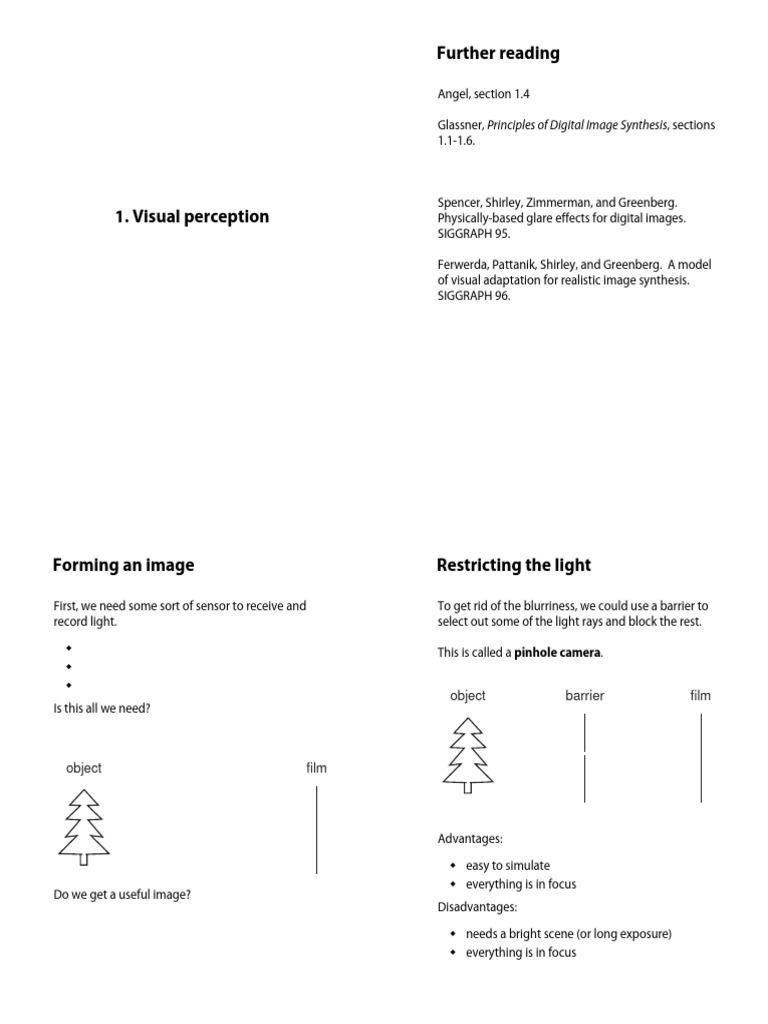 01 Visual Perception | PDF | Eye | Retina
