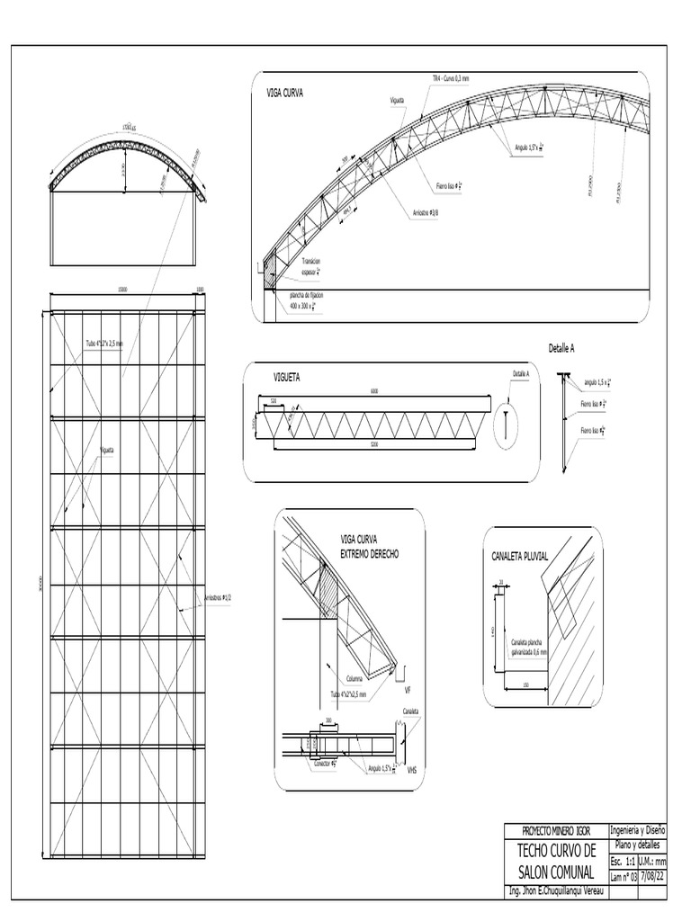 Techo Curvo Plano 6 | PDF
