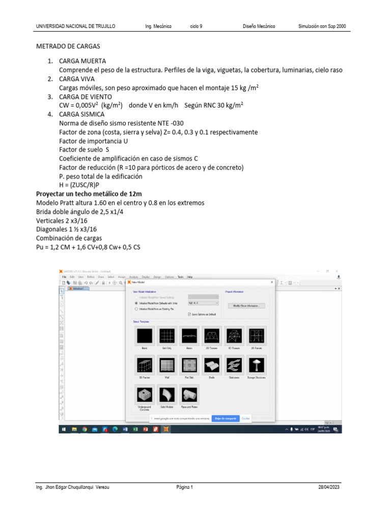 Metrado de Cargas | PDF