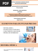 Pruebas de Sensibilidad Pulpar | PDF | Odontología | Dolor