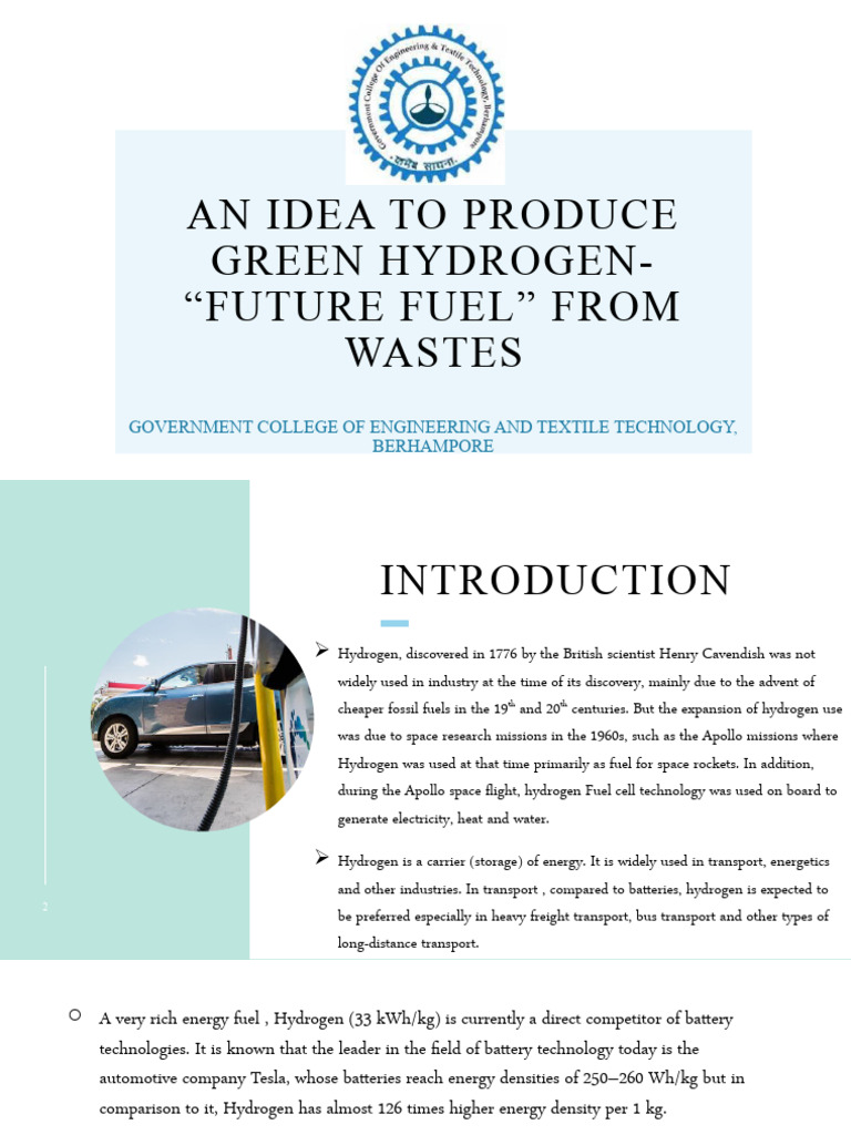 Mass Production of Hydrogen (1) | PDF | Sewage Treatment | Concrete