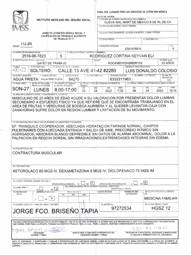 Incapacidad Imss | PDF