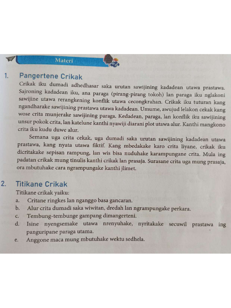 Cerkak Bahasa Jawa | PDF