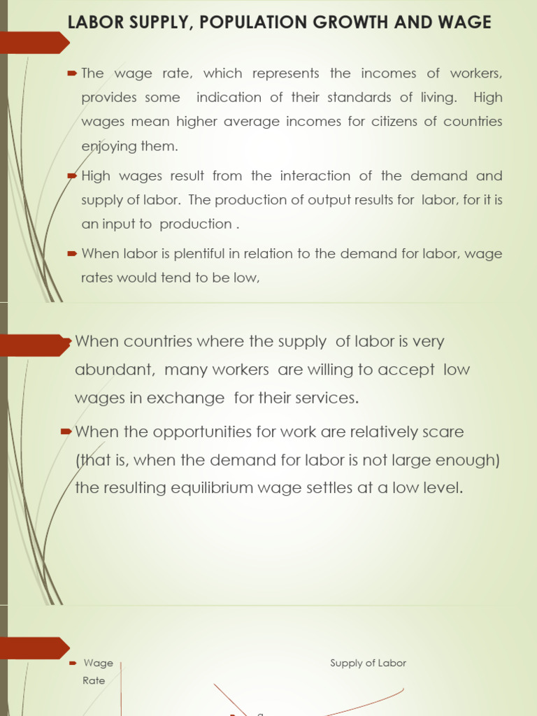 Labor Supply, Wage Dynamics, and Growth | PDF | Labour Economics ...