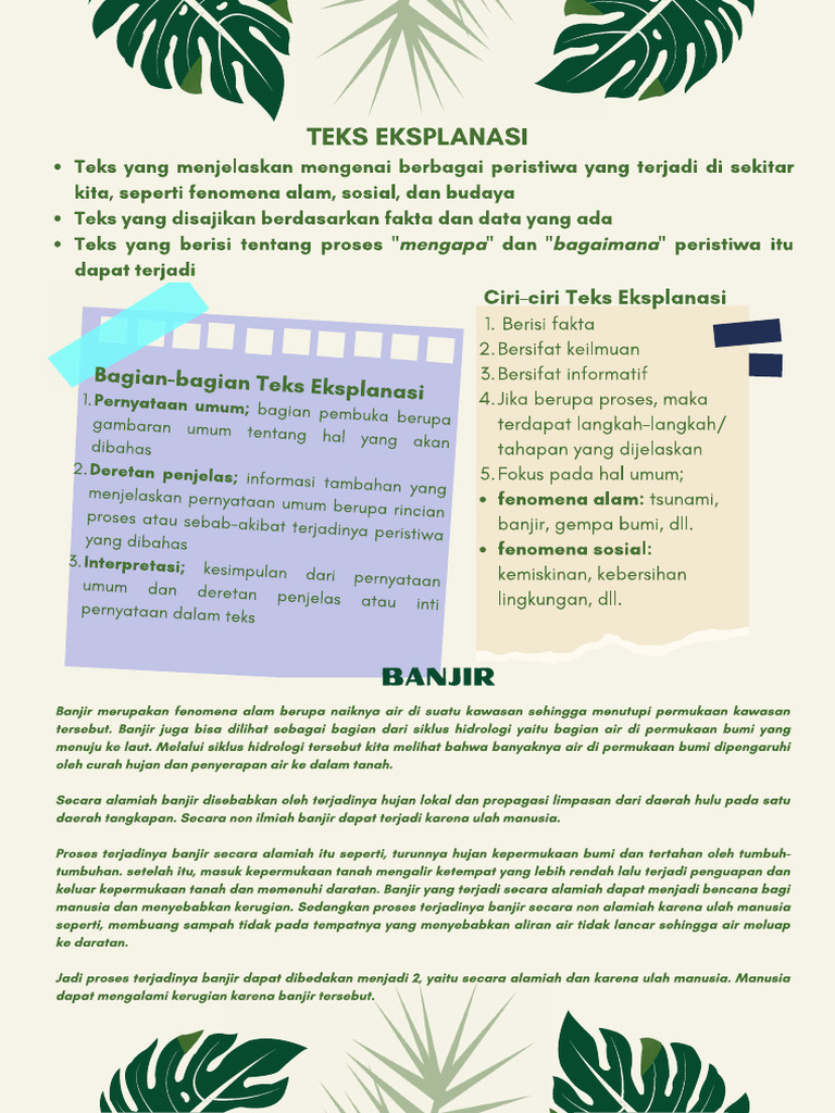 Teks Eksplanasi | PDF