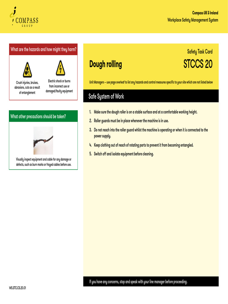 Stcge 47 Food Waste Macerator and Dewaterer | PDF | Occupational Safety ...