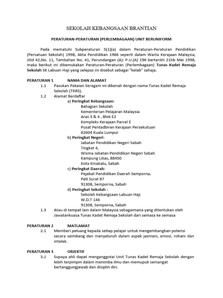 Perlembagaan (AutoRecovered) | PDF