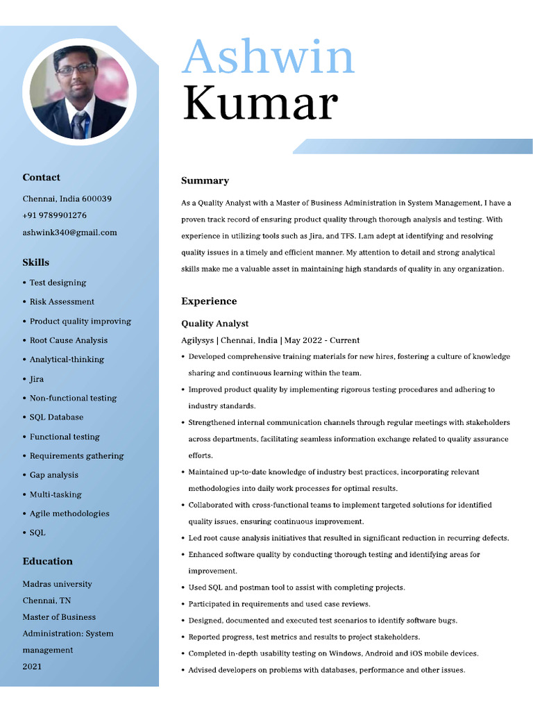 Ashwin Kumar S | PDF