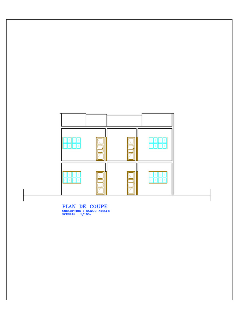 Plan de Coupe Maison Familliale | PDF