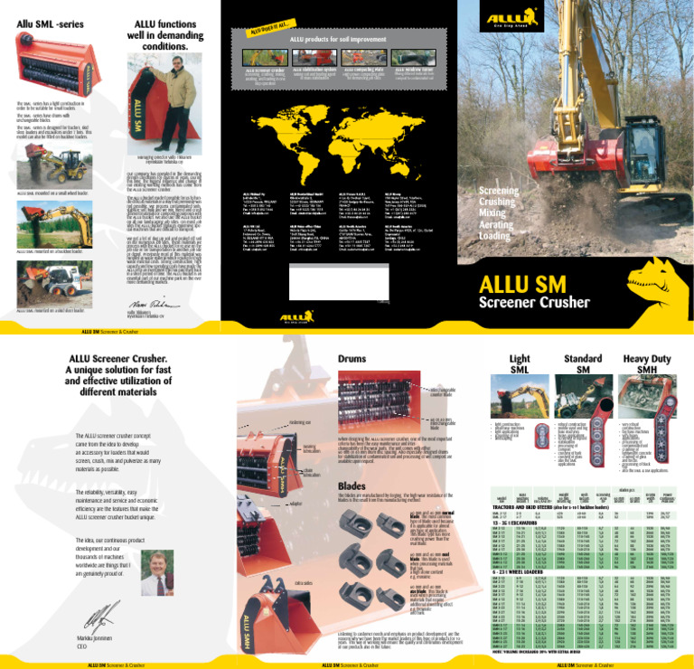 ALLU SM Brochure | PDF | Loader (Equipment)