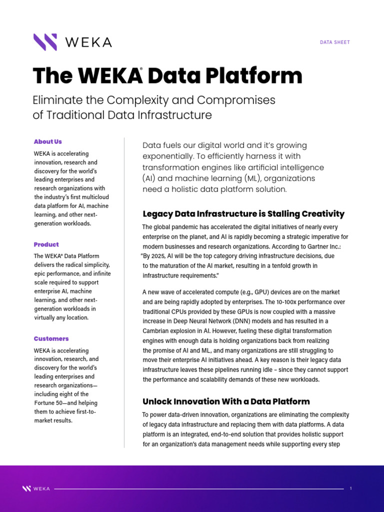 Weka-Data-Platform - Manual de Usuario | PDF | Cloud Computing ... Weka-Data-Platform - Manual de Usuario | PDF | Cloud Computing ...