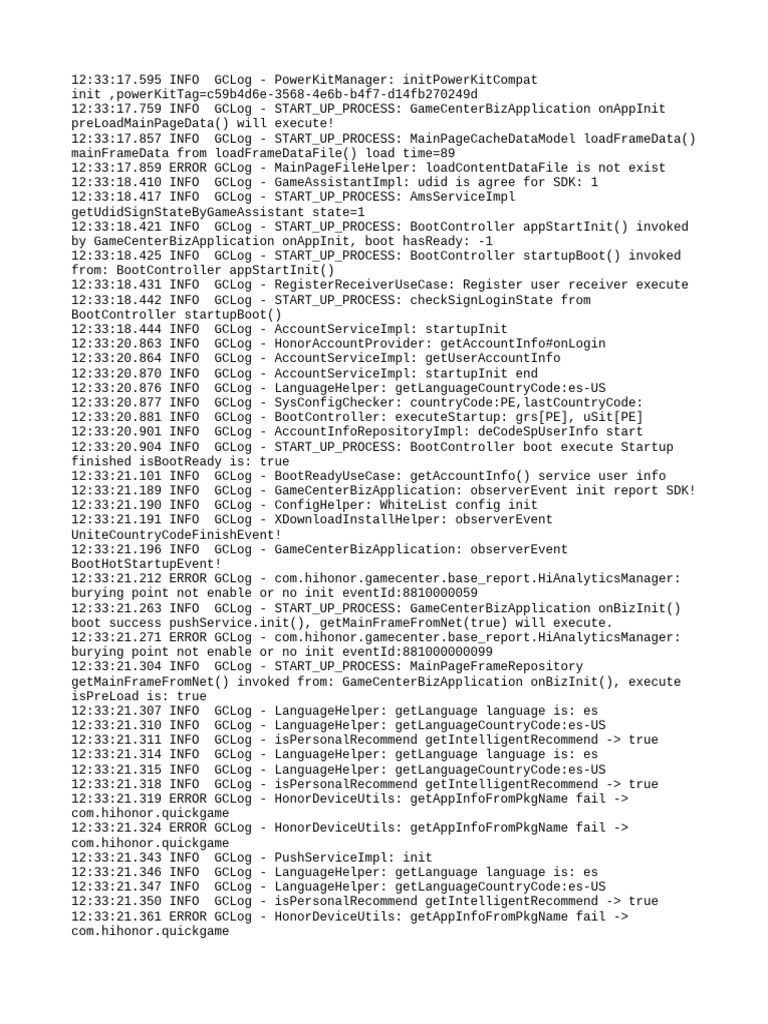 GameCenter Initialization Log Analysis | PDF | Hypertext | Hypertext Transfer Protocol
