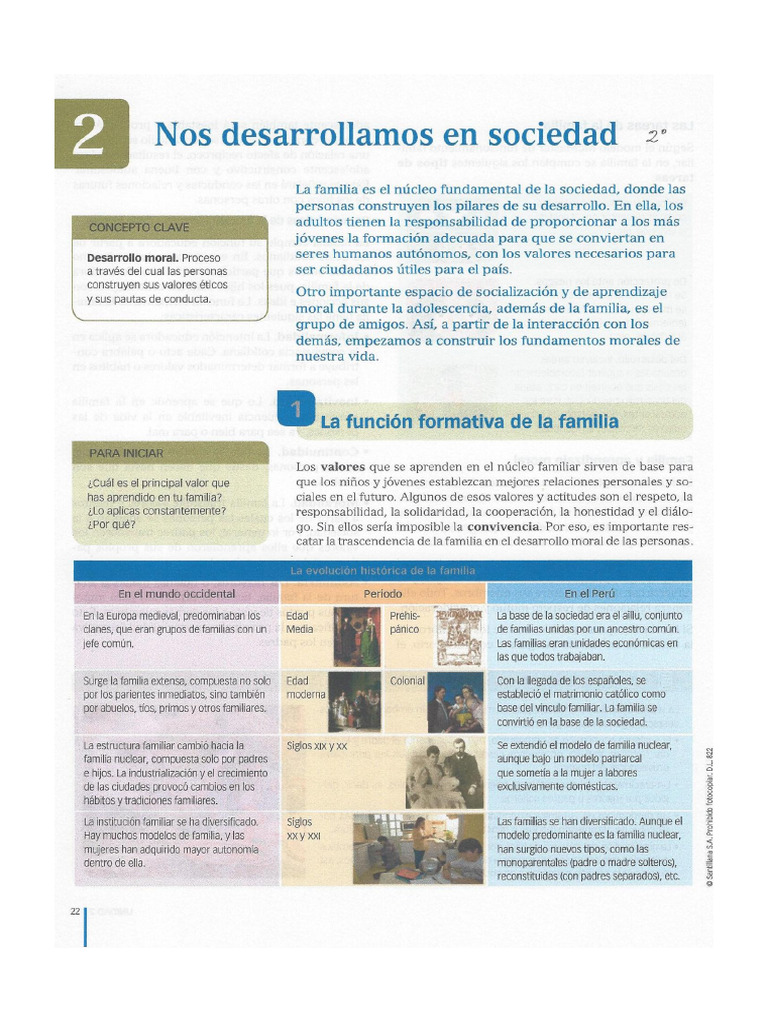 LA FUNCIÓN FORMATIVA DE LA FAMILIA 2° | PDF