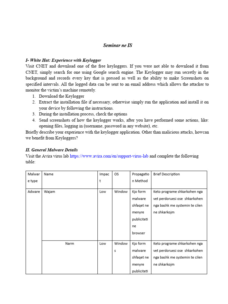 Emanuel Gjokaj Detyra 1 | PDF