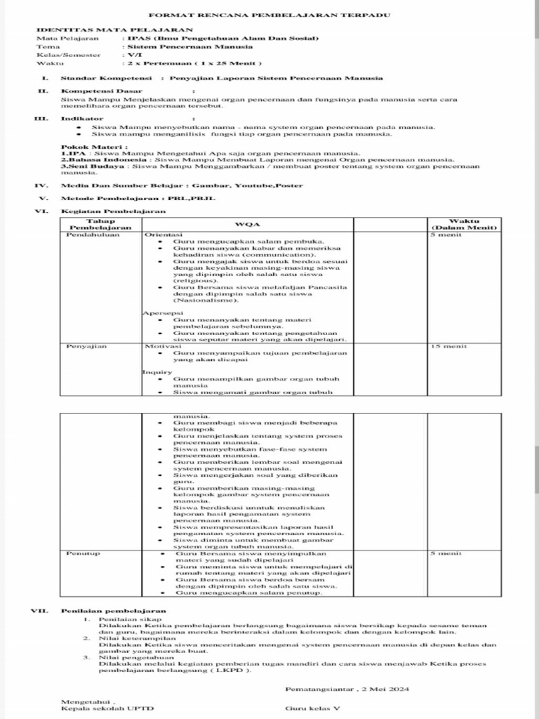 Presentation RPP Feleti Gulo | PDF
