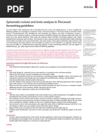 Cochrane Checklist | PDF | Meta Analysis | Risk