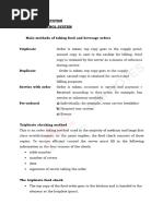 Kitchen Order Ticket (KOT) Overview | PDF | Waiting Staff | Restaurants