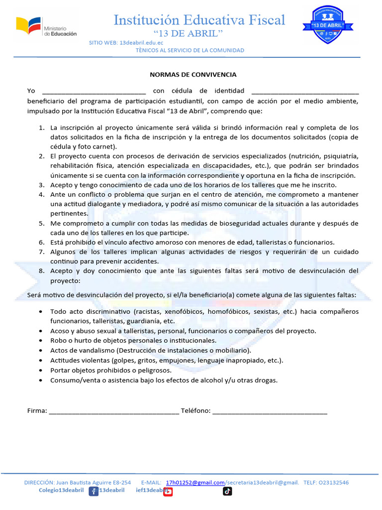 Accion Medioambiente | PDF | Documento de identidad