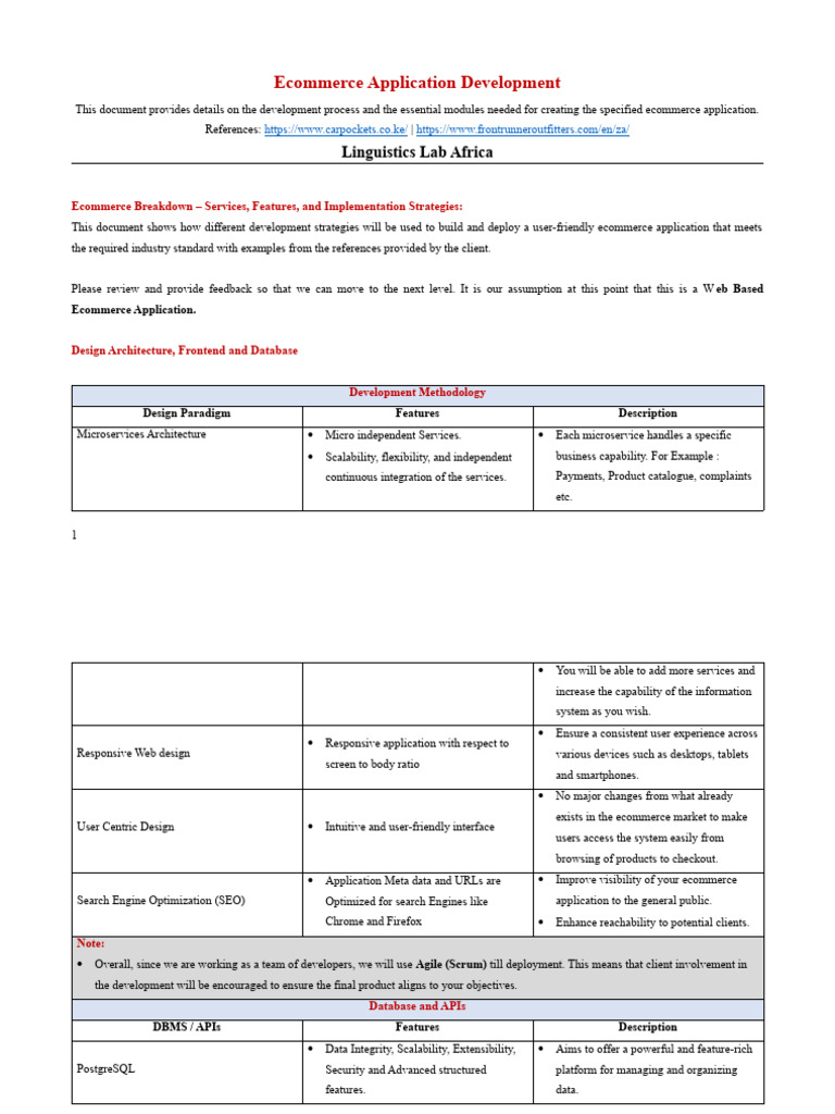 Quotation - Modules_Descriptions_Technology | PDF | Databases | Point ...