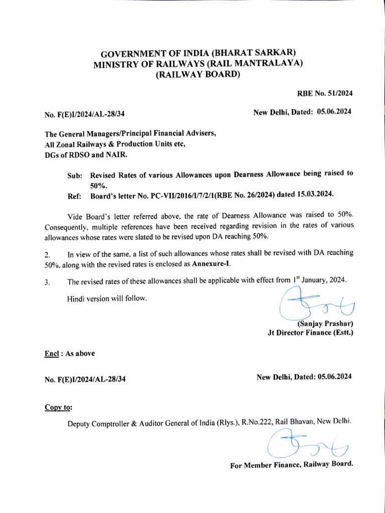 RBE No. 51 of 2024 Dt. 05.06.2024-1 | PDF