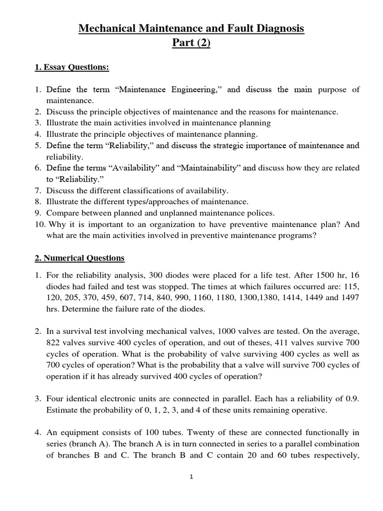 Document 2 | PDF | Reliability Engineering | Systems Engineering