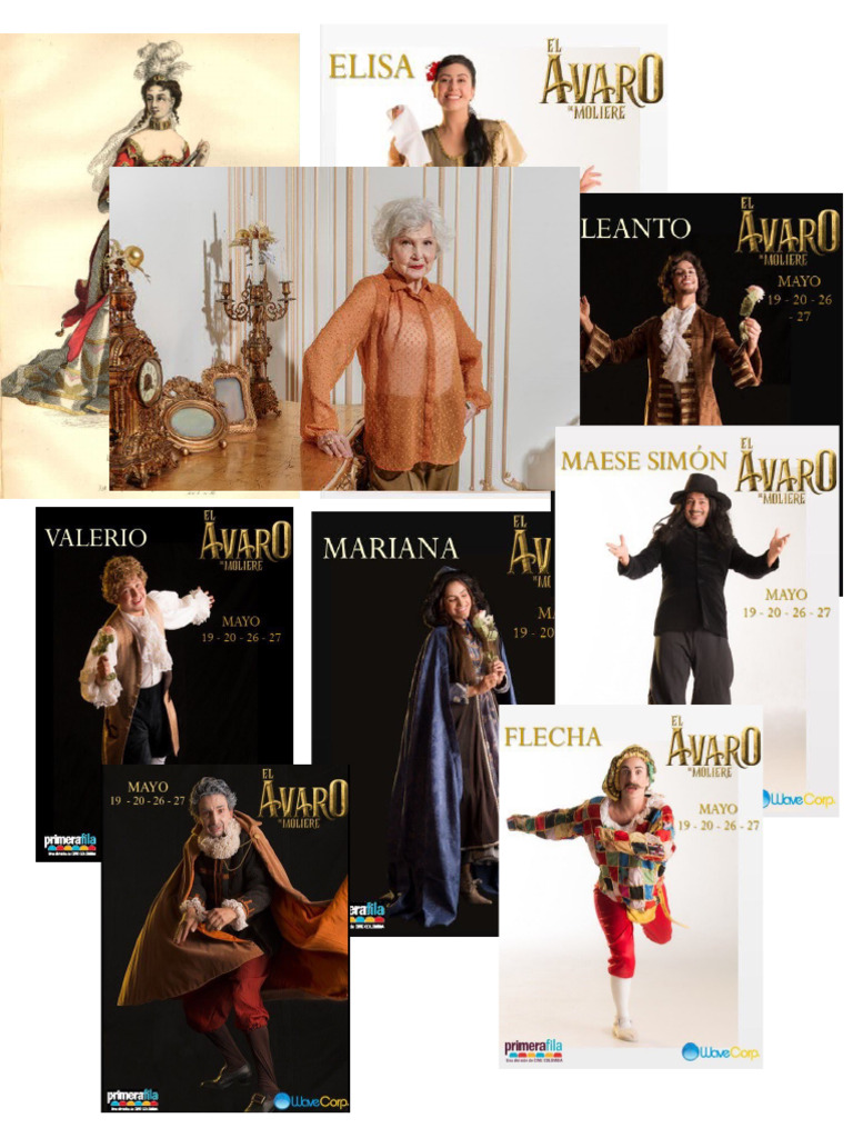 personajes del avaro | PDF