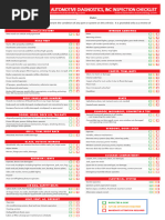 Danco - Pre Delivery Inspection Checklist | PDF | Steering | Brake