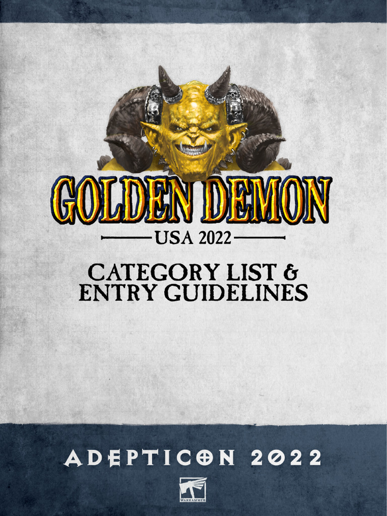 Golden Daemon Category List | PDF