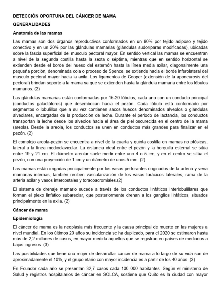 Ca Mama | Descargar gratis PDF | Cáncer de mama | Pecho