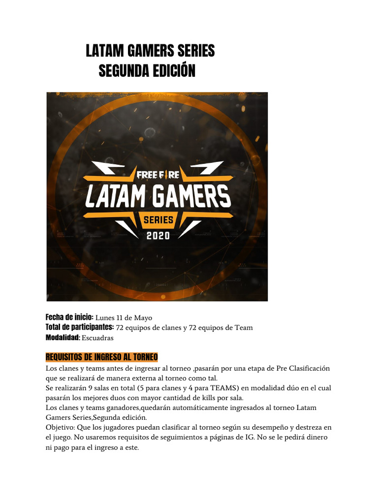 Latam Gamers Series | PDF