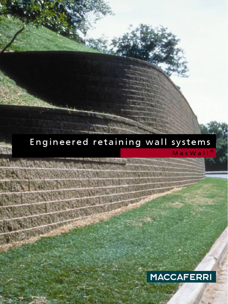 MacWall Retaining Wall Systems | PDF | Concrete | Structural Engineering