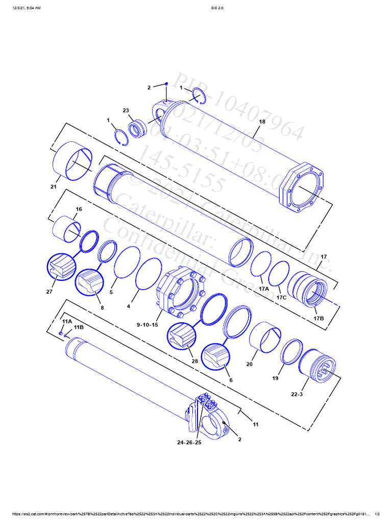 Seal Kit Hoist Cylinder 773 | PDF | Vehicle Technology | Machines