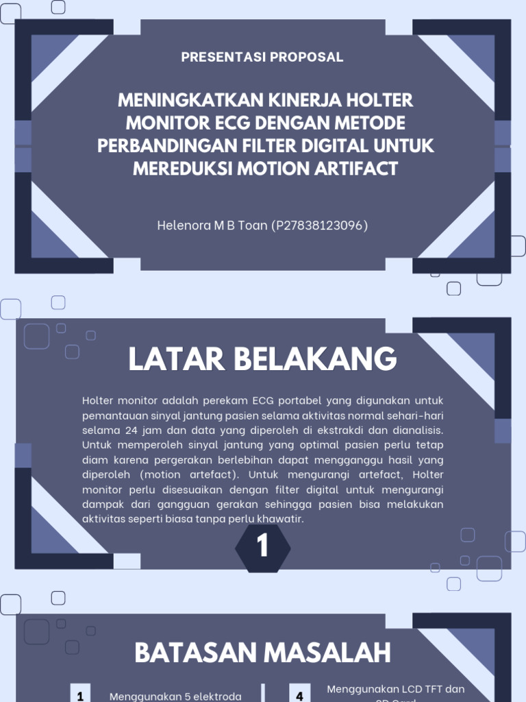 Presentasi Proposal | PDF | Komputer | Teknologi & Rekayasa