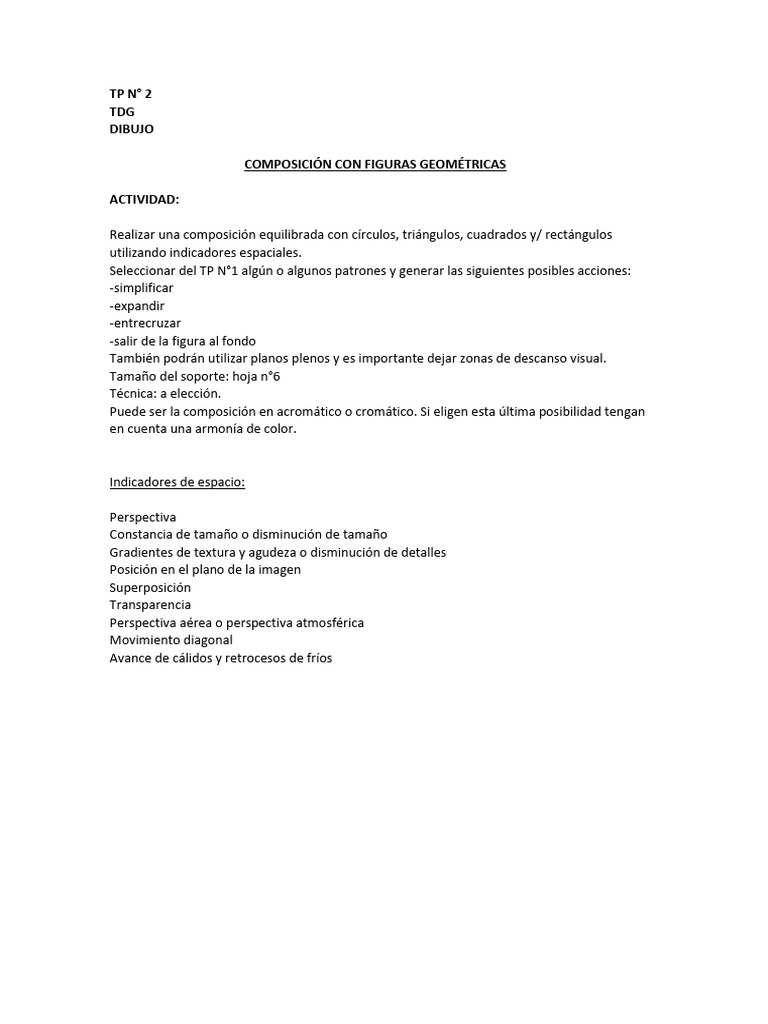 Composición de Figuras Geométricas | PDF | Métodos y materiales de ...
