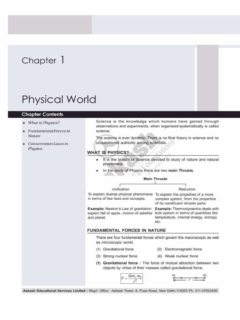 Aakash Modules 01 | PDF