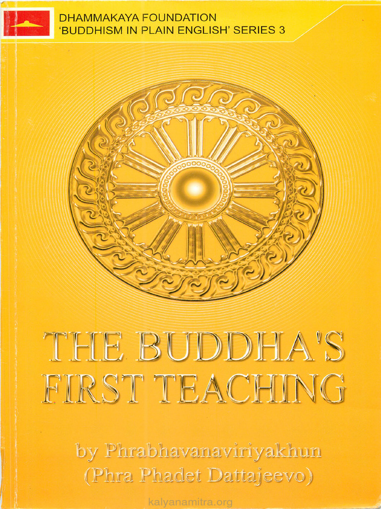 1189 The Buddha's First Teaching | Download Free PDF | Noble Eightfold Path | Four Noble Truths