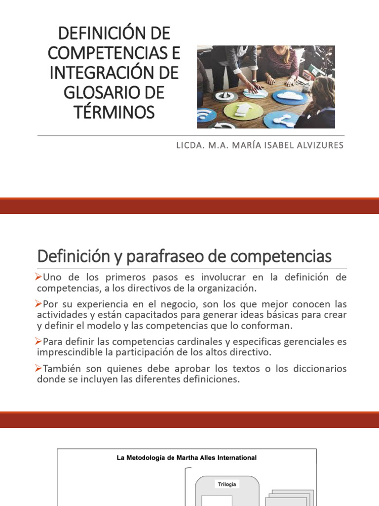 DEFINICIÓN DE COMPETENCIAS | PDF | Liderazgo | Gestión de recursos humanos
