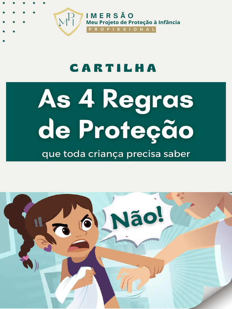 Cartilha 4 Regras de Proteção Imersão MPI | PDF | Família | Psicologia ...