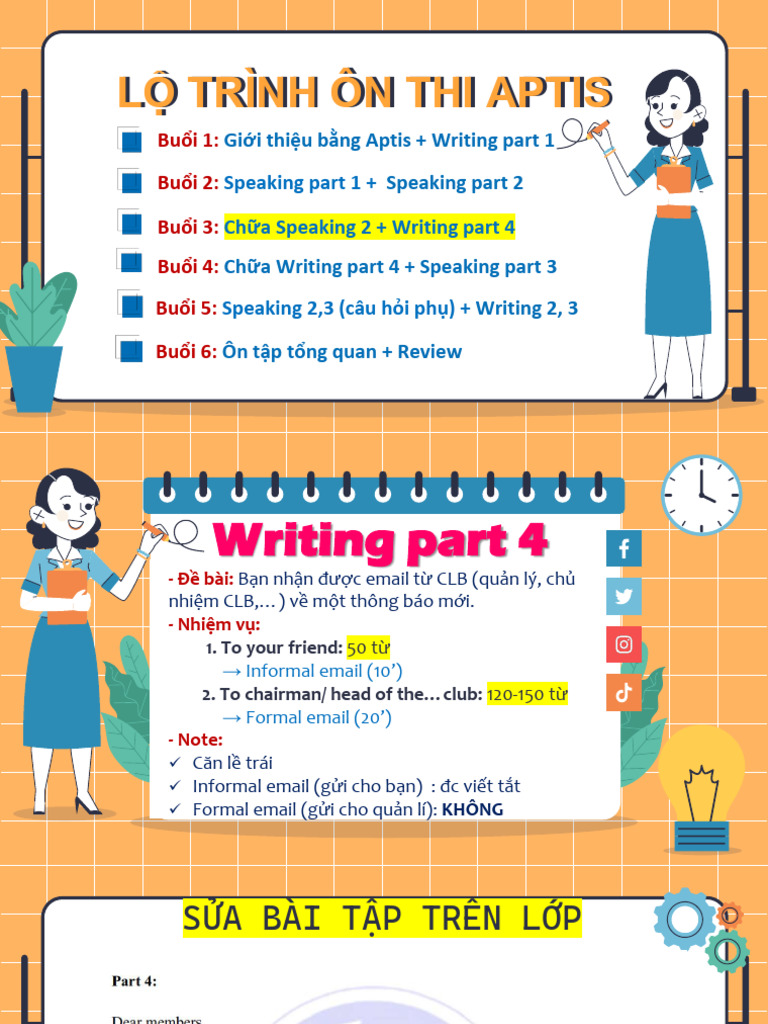 Aptis - WRITING PART 4 - VIẾT EMAIL | PDF | Language Arts & Discipline