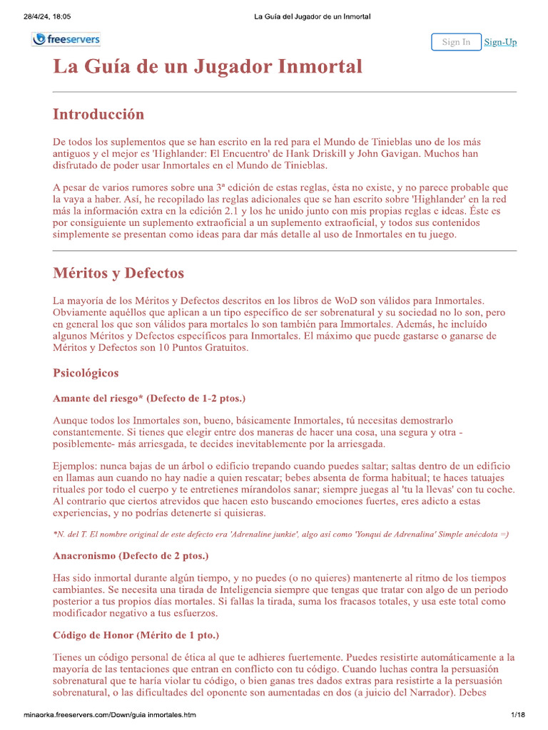 la guia de un jugador inmortal | PDF