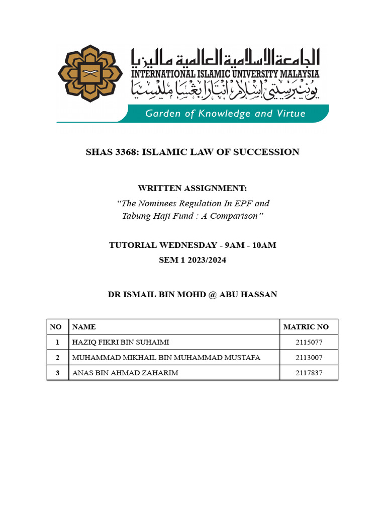 Ils - Assignment | PDF | Law