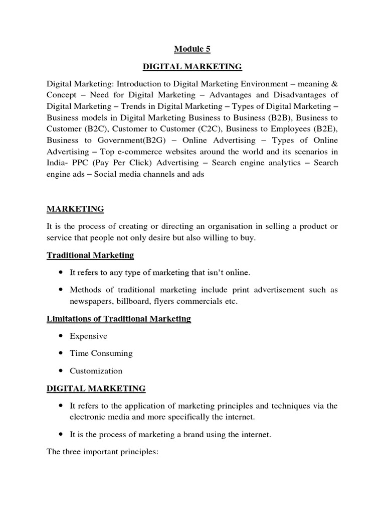 M5 Digital Marketing | PDF | Digital Marketing | Online Advertising