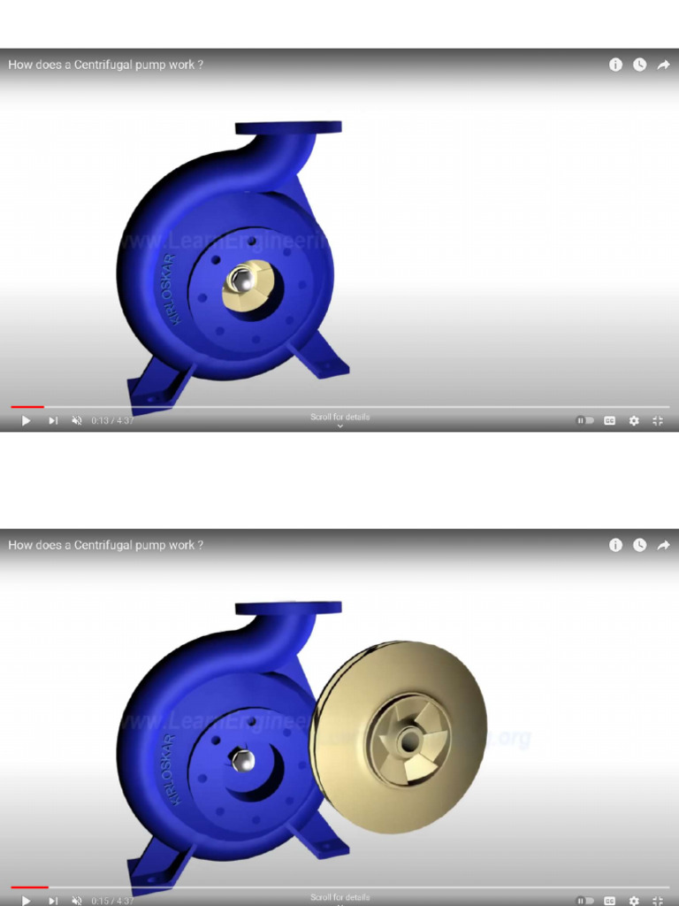how does a Centrifugal Pump work | PDF