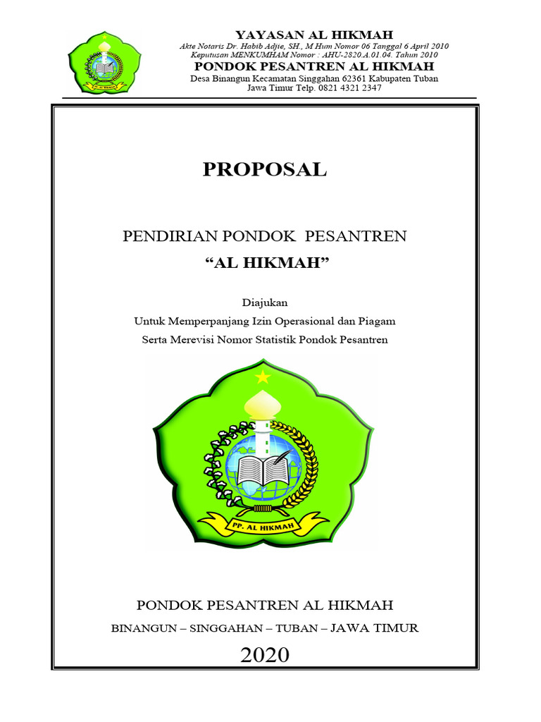 Proposal PP Daarul Hasan | PDF