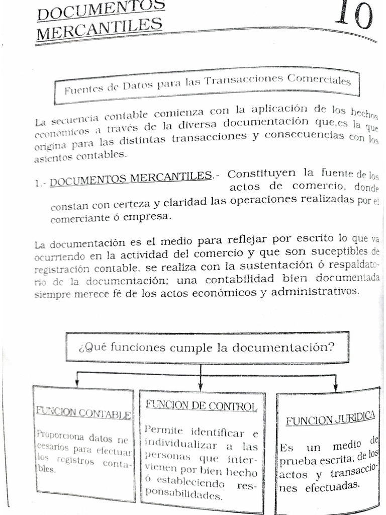 Documentos Mercantiles | PDF