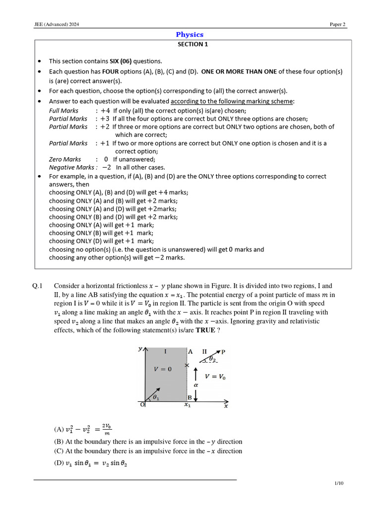 Physics Paper | PDF | Capacitor | Force