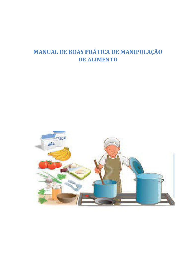 Manual De Boas Prática De Manipulação De Alimento Pdf Alimentos