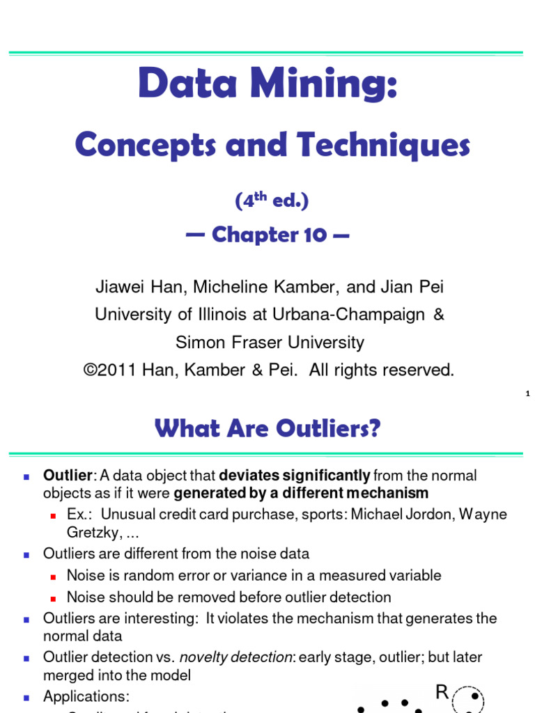 12 Outlier | PDF | Cluster Analysis | Outlier
