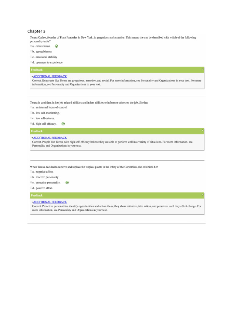 MNGT 5590 QUIZ | Download Free PDF | Leadership | Motivation
